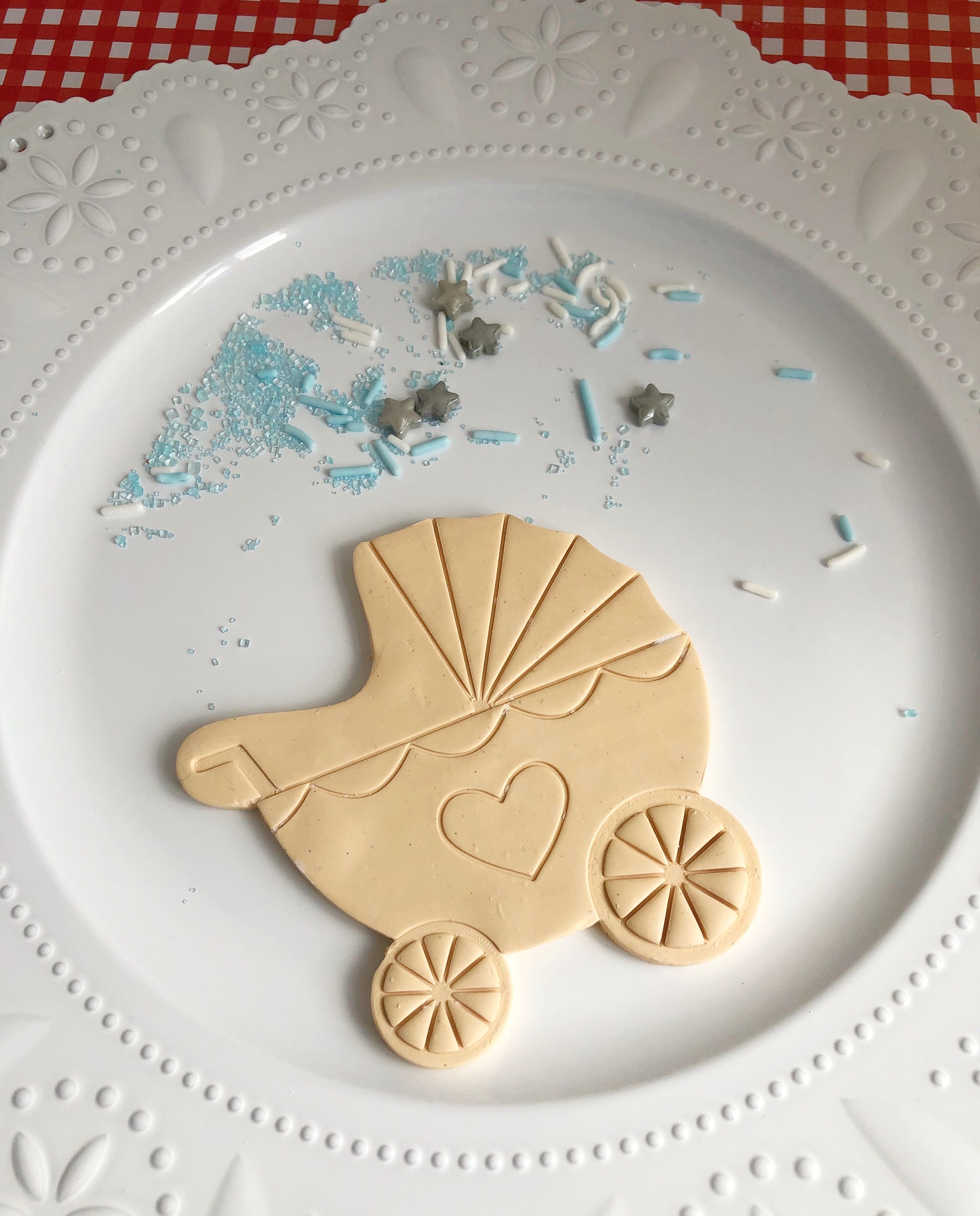 Baby Stroller Cookie Cutter, Baby Carriage Fondant Cutter, Baby Shower ...