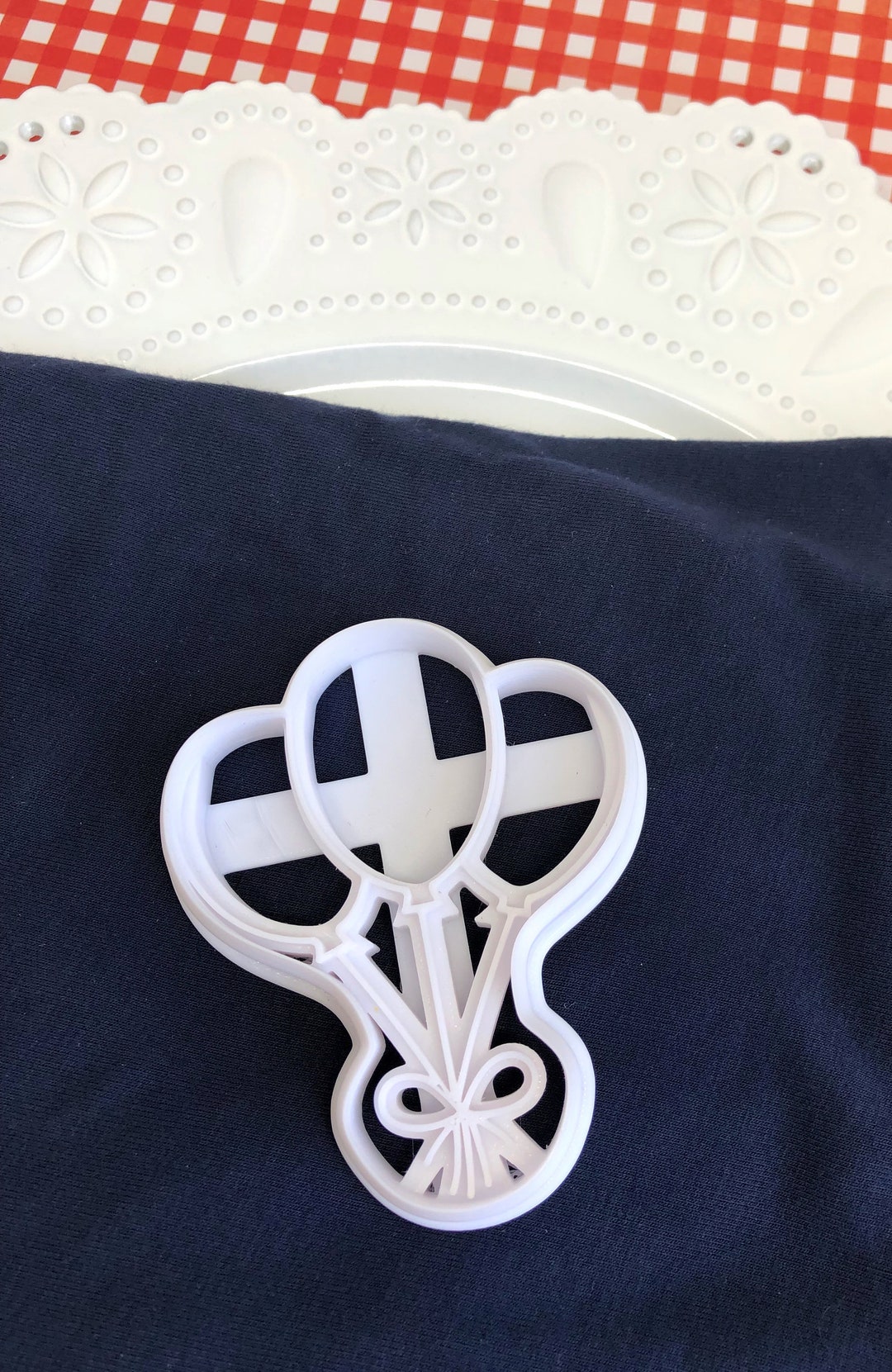 Balloon Bouquet Cookie Cutter, Ballon Bunch Cutter Stamp, Birthday ...