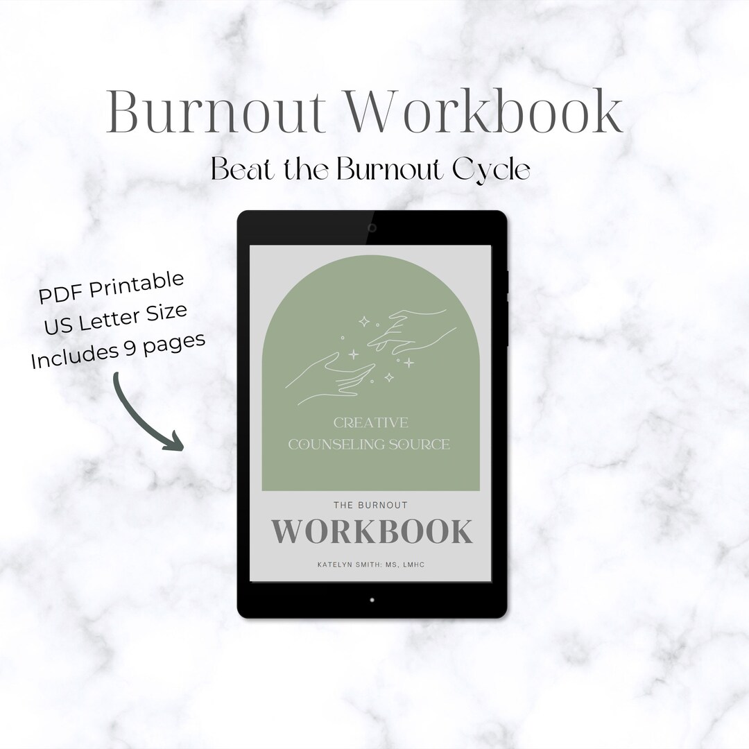 Burnout Workbook - Etsy