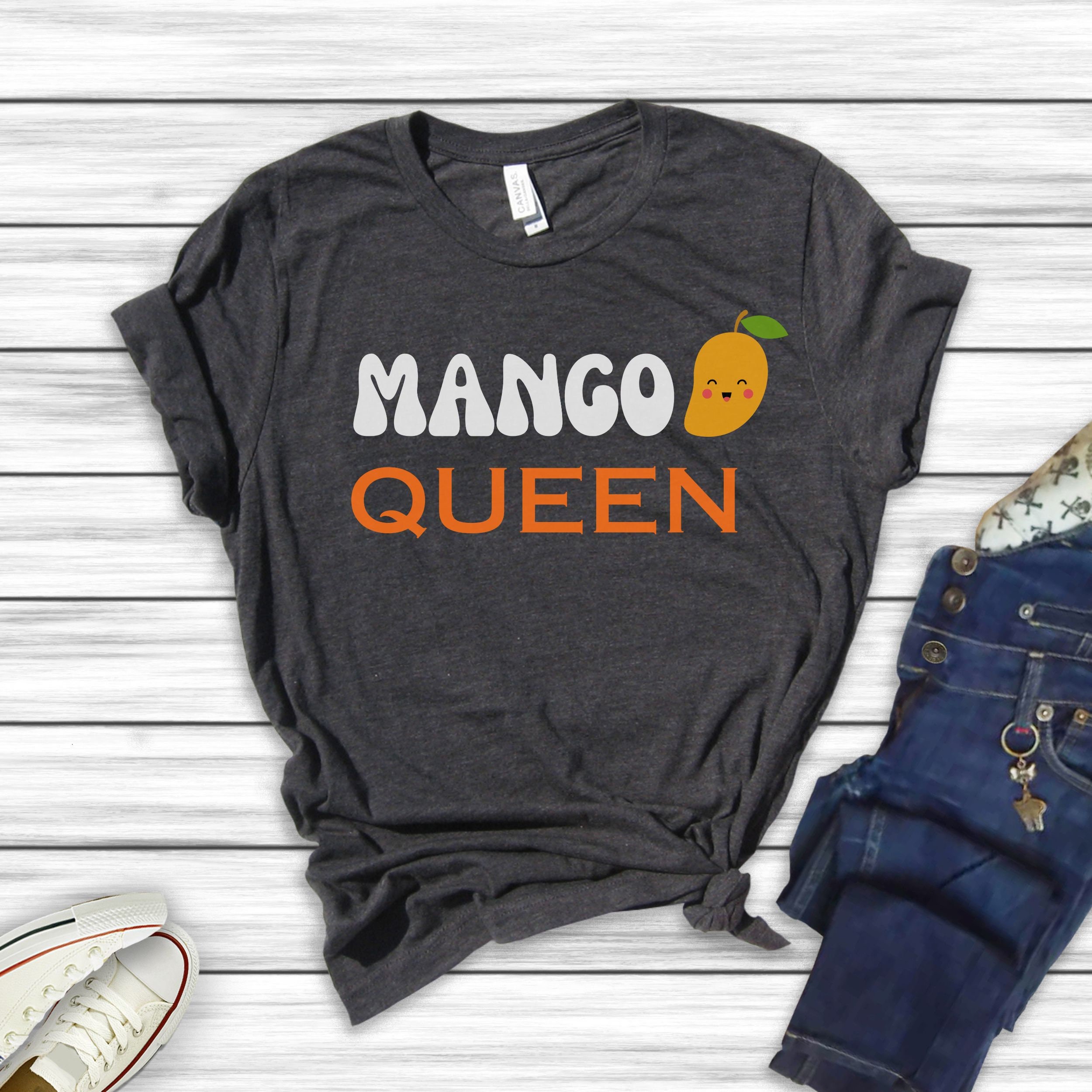 Mango Queen Shirt, Mango T-shirt, Funny Vegan Fruit Shirt, Healthy ...
