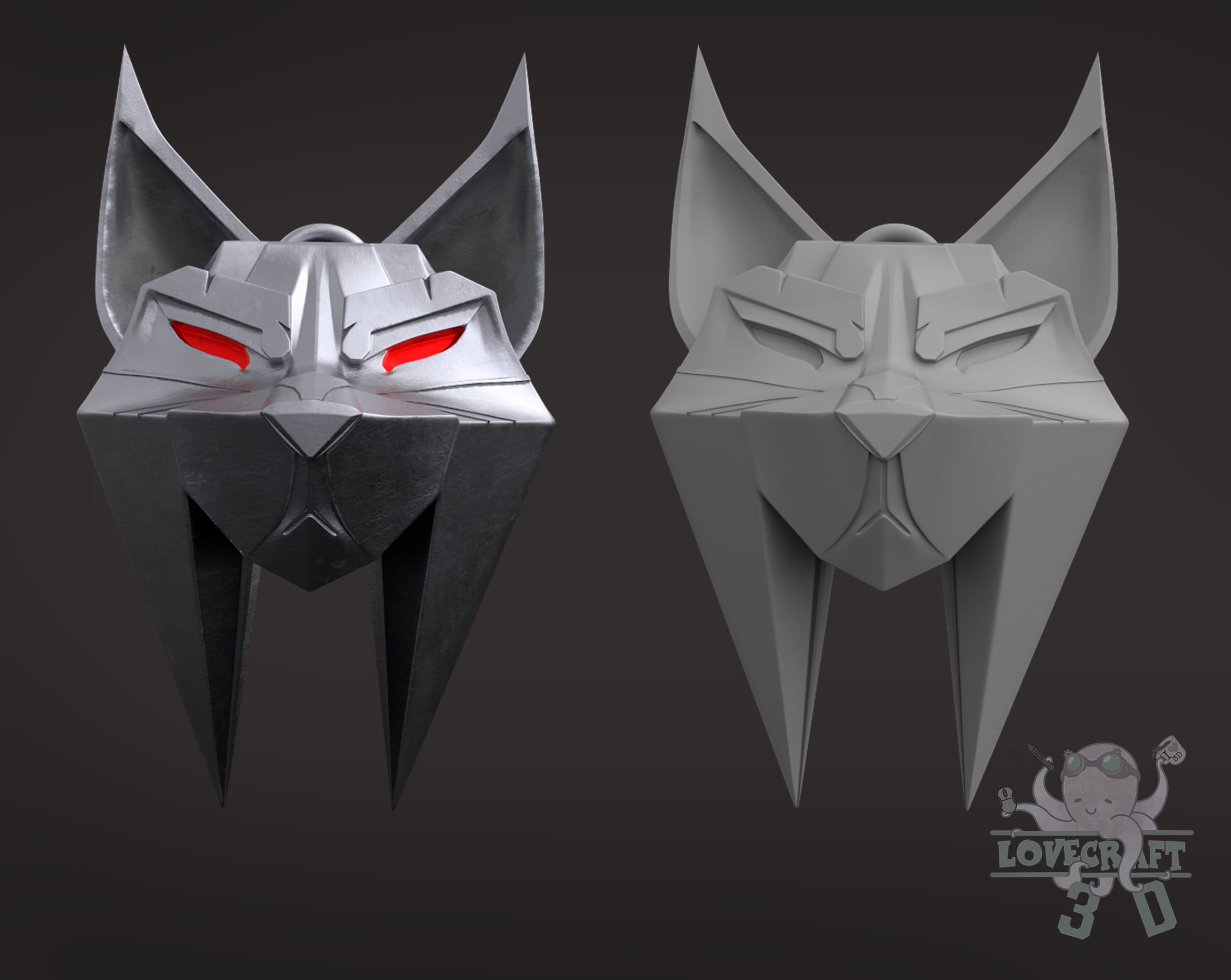 3D Jewelry Design Cosplay Pendant Medallion Witcher School of the Lynx STL File for Printing 3D ...