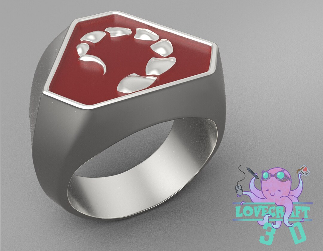 Cosplay Ring NOD Command and Conquer STL File for Printing 3D Model - Etsy Cosplay Ring NOD Command and Conquer STL File for Printing 3D Model - Etsy