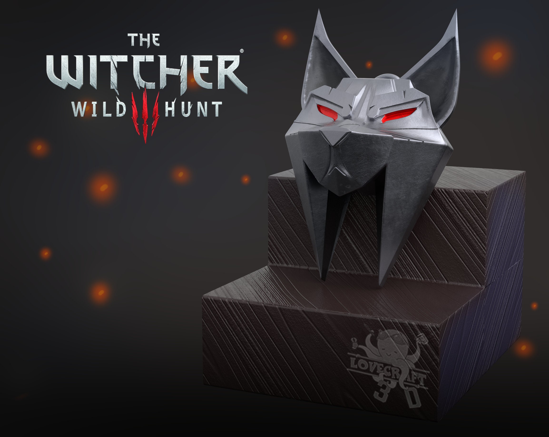 3D Jewelry Design Cosplay Pendant Medallion Witcher School of the Lynx STL File for Printing 3D ...