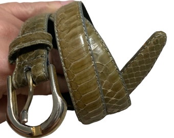 Snake Skin Belt - Etsy