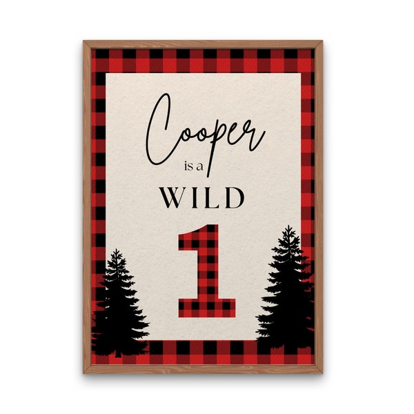 Lumberjack First Birthday - Etsy