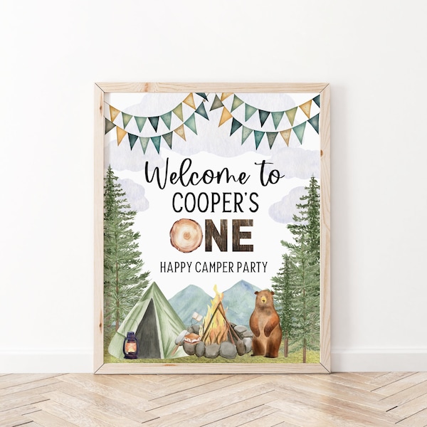 Welcome Camper Sign - Etsy
