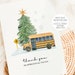Printable School Bus Driver Christmas Card | Bus Driver Gift ...
