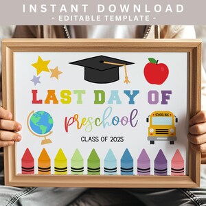 Printable Last Day of School Sign, Last Day of School, Instant Download ...