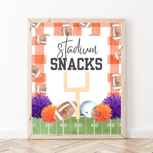 Football Birthday Party Signs, Football Party, Football Sign, Football ...
