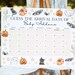Spooky Baby Shower Due Date Calendar, Instant Download, Editable ...