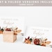 Fall Place Card, Printable Place Card, Autumn Place Card, Thanksgiving ...