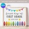 First Day of 5th Grade Sign - Printable 5th Grade Sign - First Day of ...