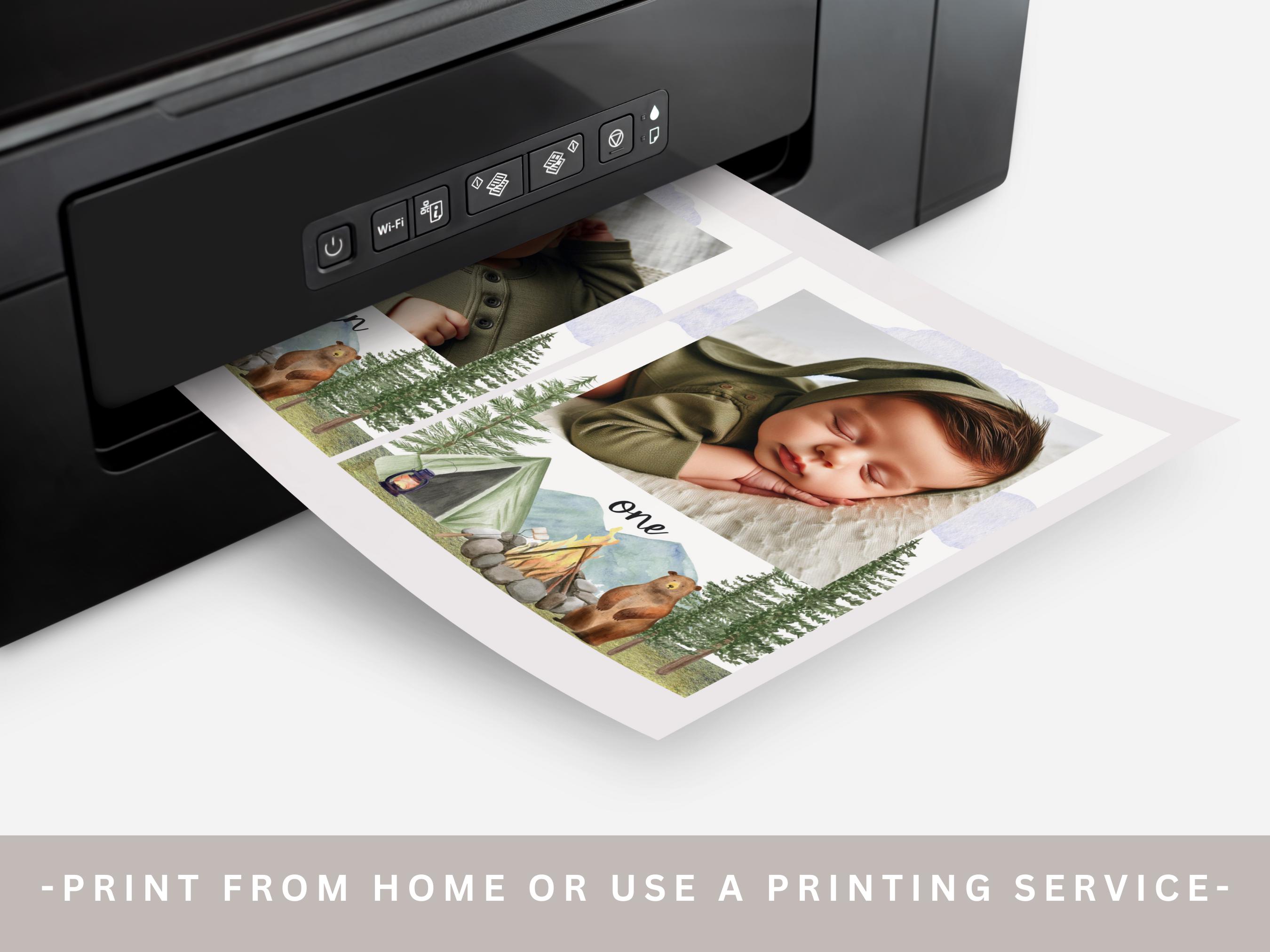 One Happy Camper Photo Banner, Printable Banner, Happy Camper Banner ...