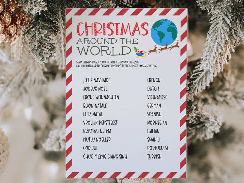 Christmas Party Game | Christmas Games | Instant Download | Printable ...