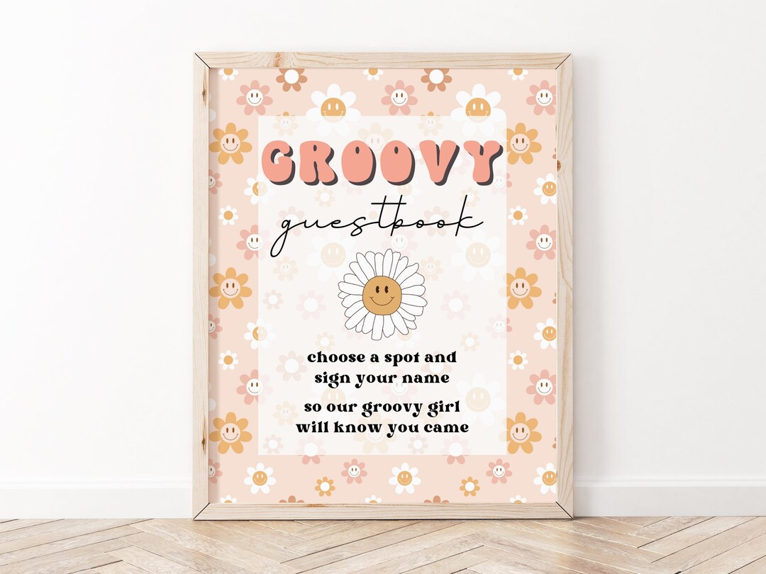 Groovy Birthday Sign | Retro | First Birthday | Hippie Birthday ...
