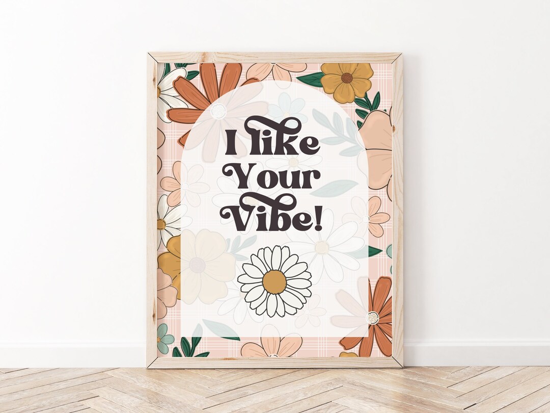Groovy Birthday Party Sign, Retro Birthday, Floral Birthday, Hippie ...