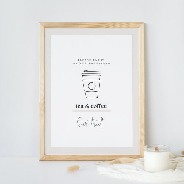 Coffee and Tea Sign - Etsy