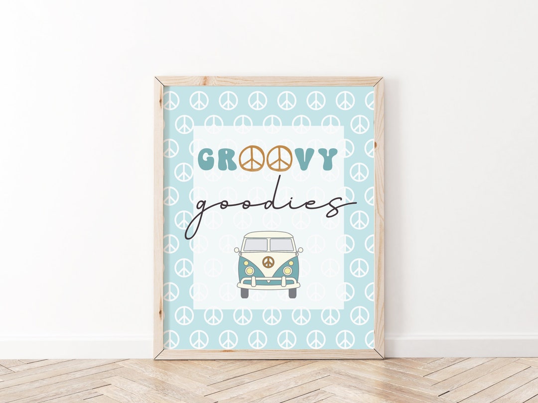 Groovy Birthday Sign | Retro Birthday | First Birthday | Hippie ...