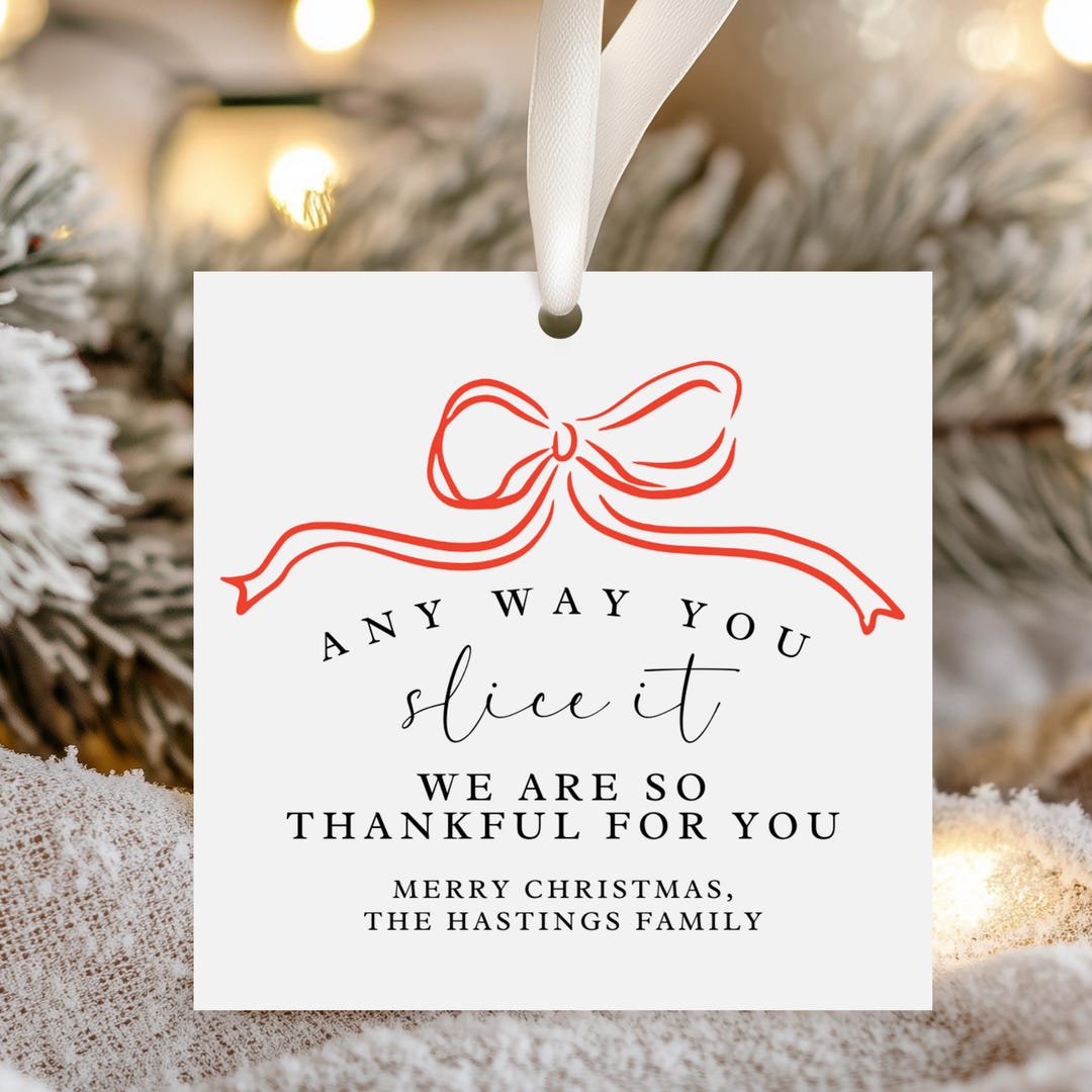 Printable Christmas Gift Tags, Custom Gift Tag, Baked Goods Tag, Baking ...