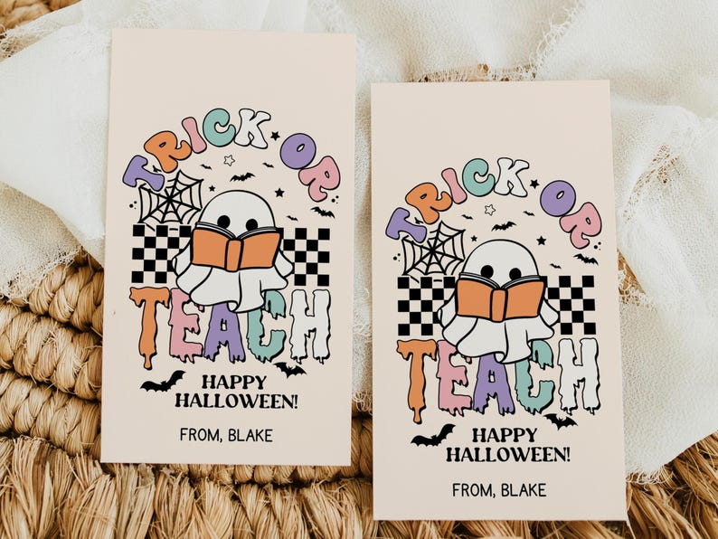 Halloween Gift Tag, Halloween Teacher, Teacher Gift Tag, Halloween ...
