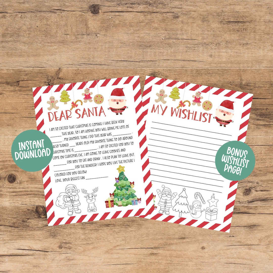 Carta de Santa / Carta de Navidad / Carta a Santa / Carta del Polo ...