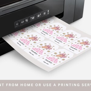 Printable First Day of School Gift Tag, Editable Gift Tags, Teacher ...