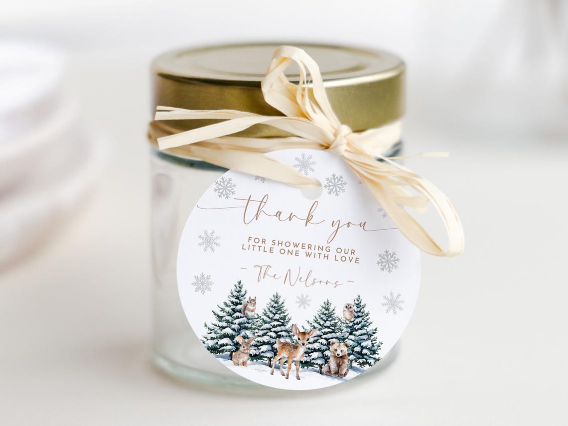 Baby Its Cold Outside Baby Shower Favor Tag, Winter Baby Shower, Baby ...