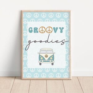 Groovy Birthday Sign | Retro Birthday | First Birthday | Hippie ...