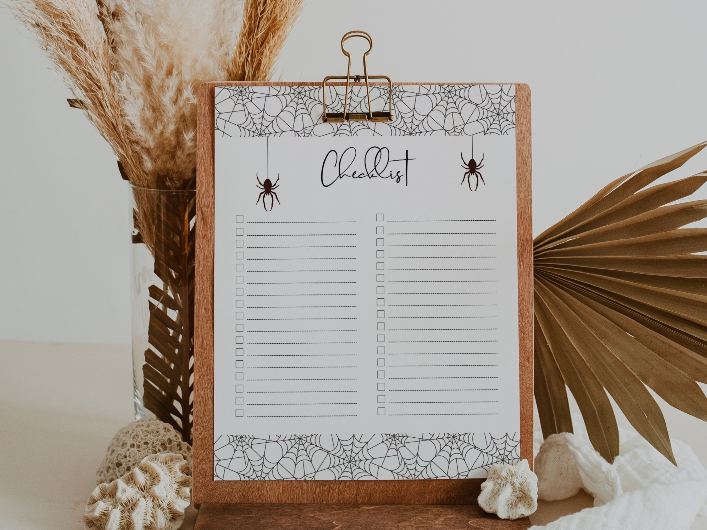 Printable Halloween Checklist Instant Download - Etsy