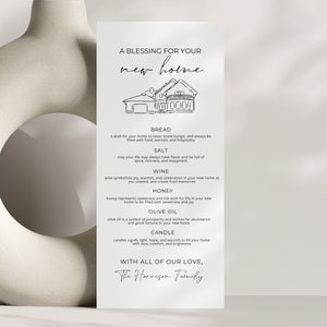 Traditional Housewarming Printable, Housewarming Gift, New Home Gift ...