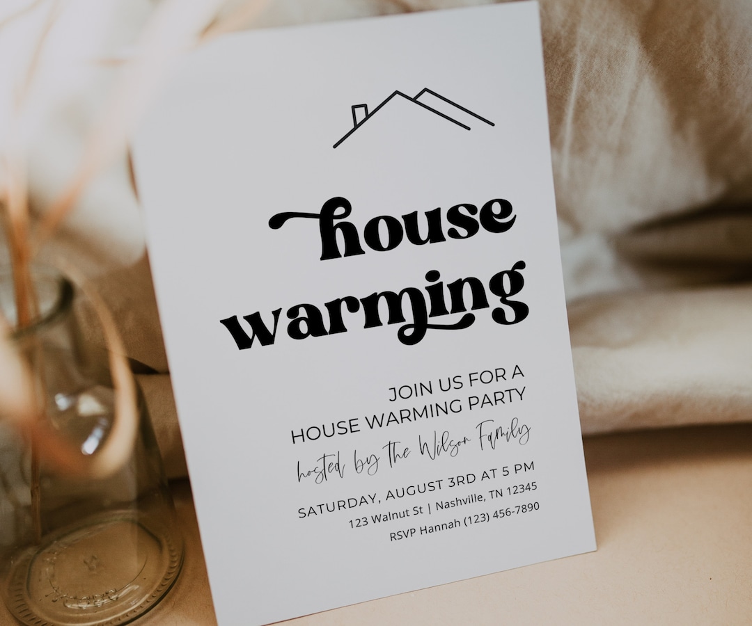 House Warming Invitation | Housewarming Invite | Housewarming Party ...