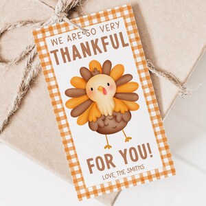 Printable Thanksgiving Tag, Thank You Tag, Thanksgiving Tags ...