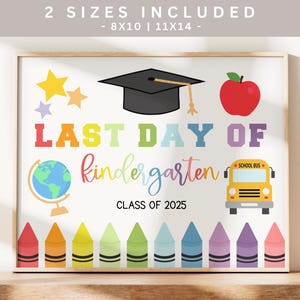 Printable Last Day of School Sign, Last Day of School, Instant Download ...