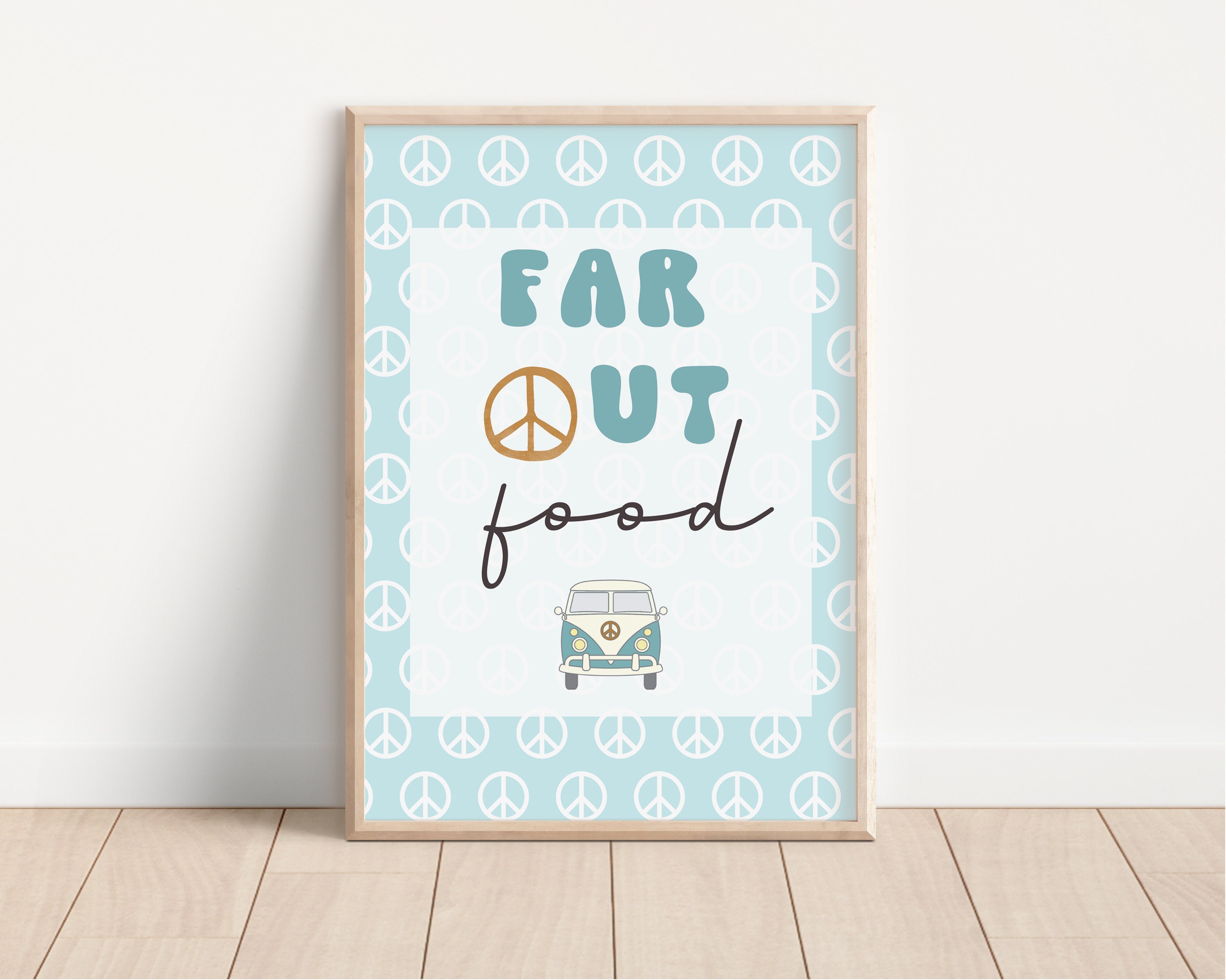 Groovy Birthday Party Sign Food Table Sign Retro Birthday - Etsy