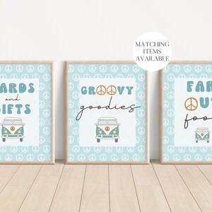 Groovy Birthday Party Sign | Cake Table Sign | Retro Birthday | First ...