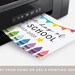 Printable Back to School Sign, First Day of School, Instant Download ...