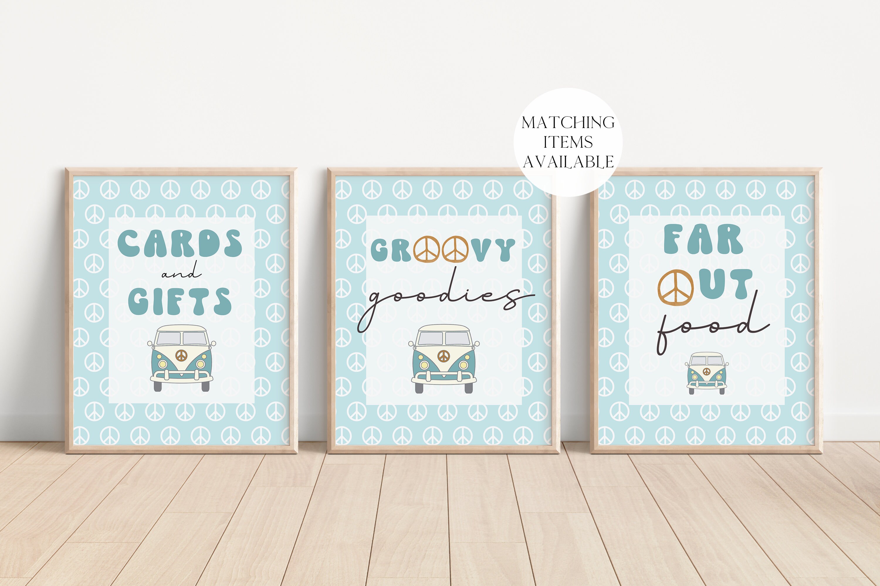 Groovy Birthday Party Sign Food Table Sign Retro Birthday - Etsy