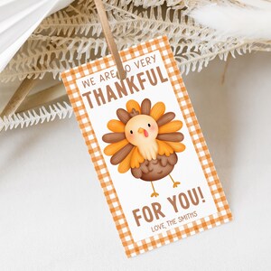 Printable Thanksgiving Tag, Thank You Tag, Thanksgiving Tags ...