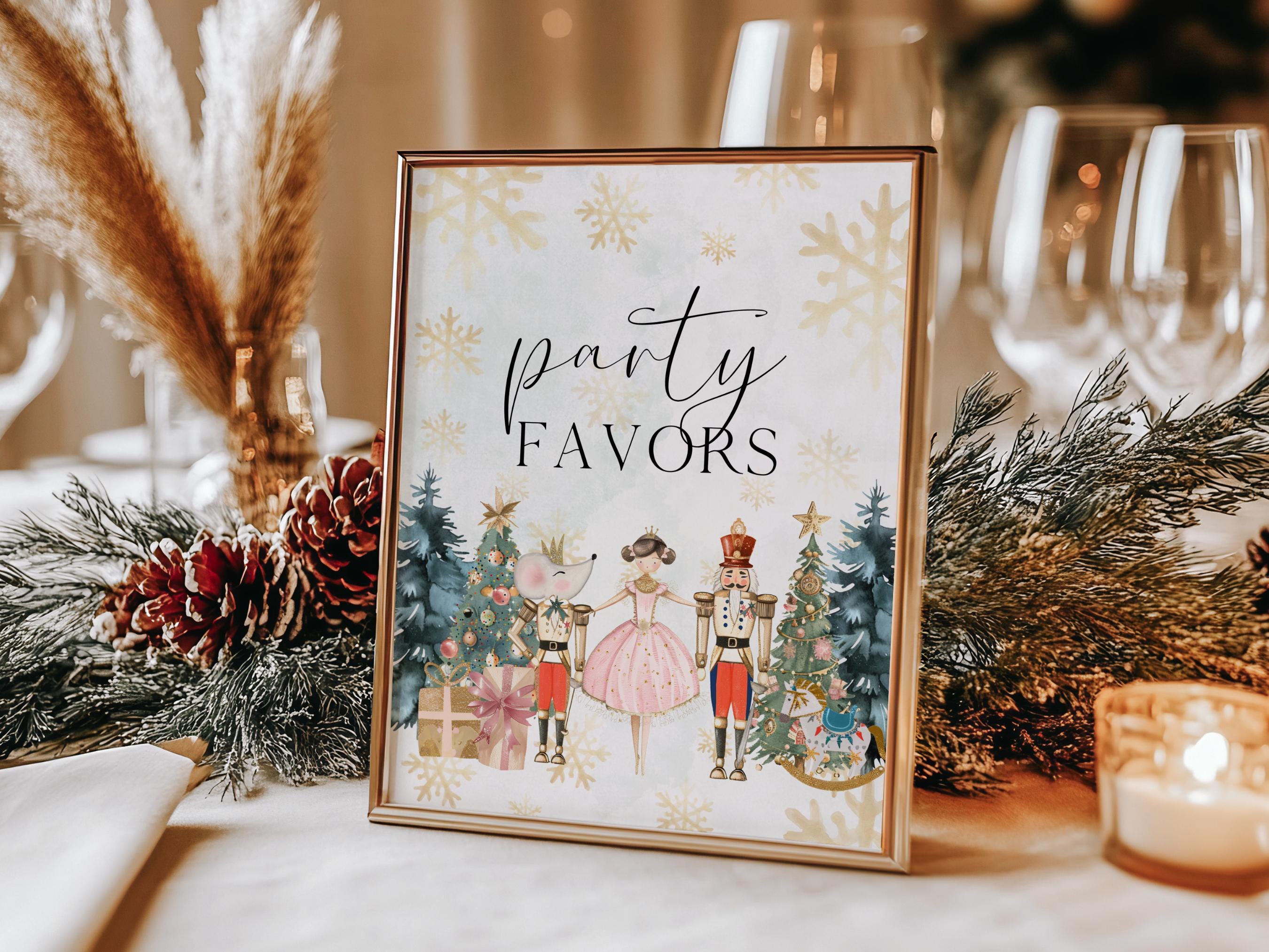 Nutcracker Birthday Custom Signs Template, Nutcracker Party, Sugar Plum ...