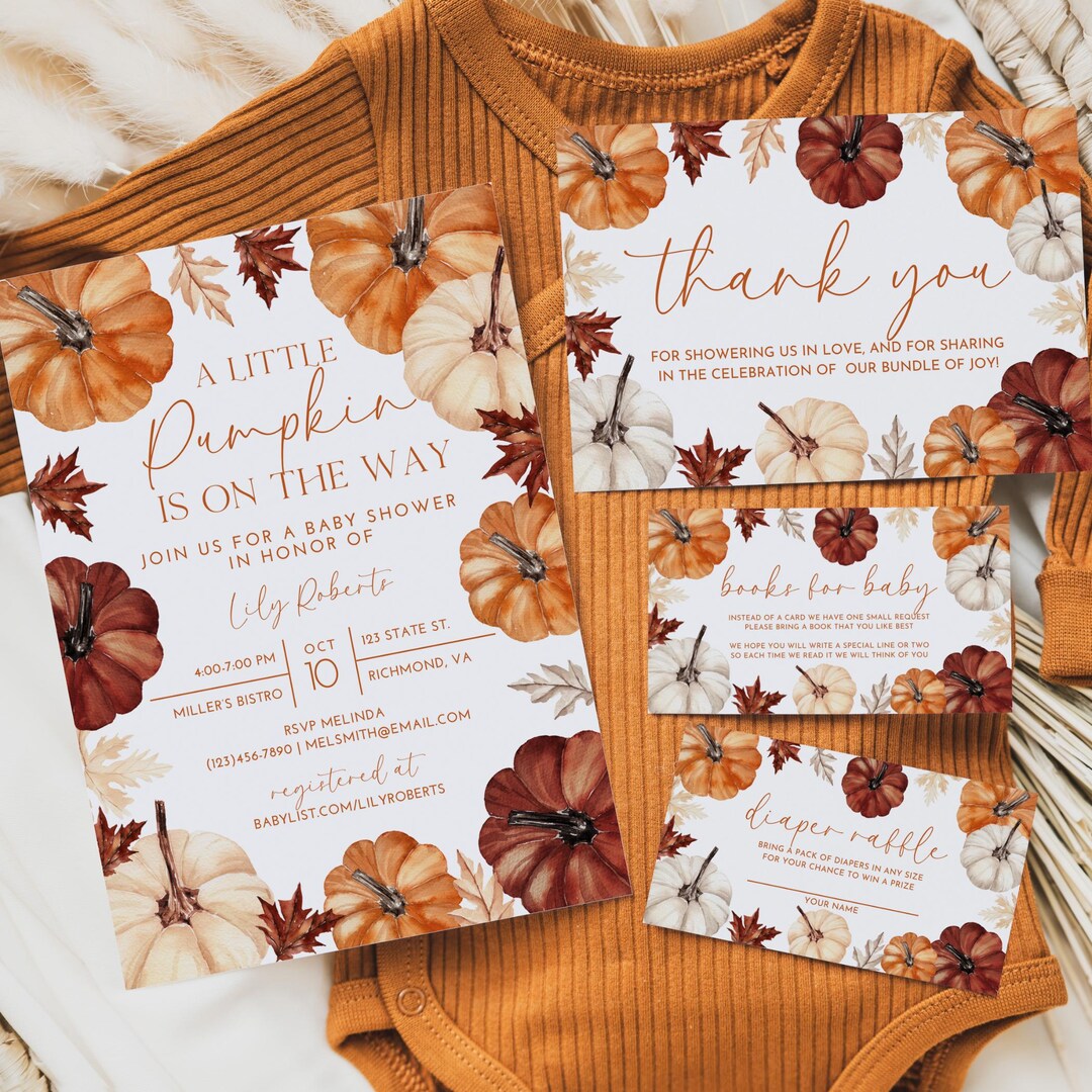 Pumpkin Baby Shower, Fall Baby Shower, Little Pumpkin, Baby Shower ...