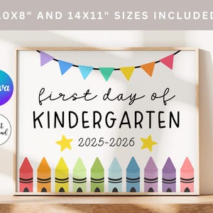 Printable Back to School Sign, First Day of School, Instant Download ...