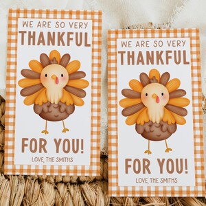 Printable Thanksgiving Tag, Thank You Tag, Thanksgiving Tags ...