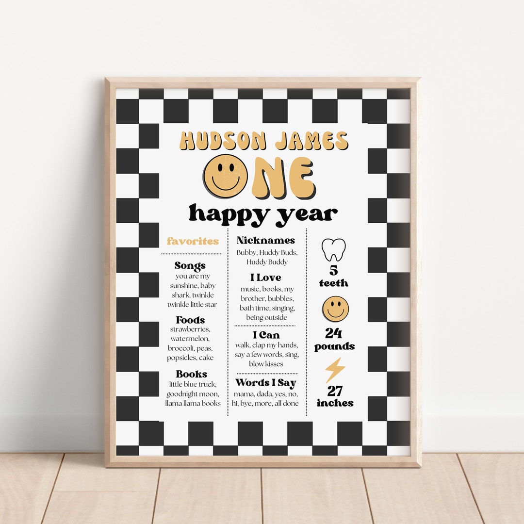 One Happy Dude | 1st Birthday Milestone | Boy First Birthday | Happy ...