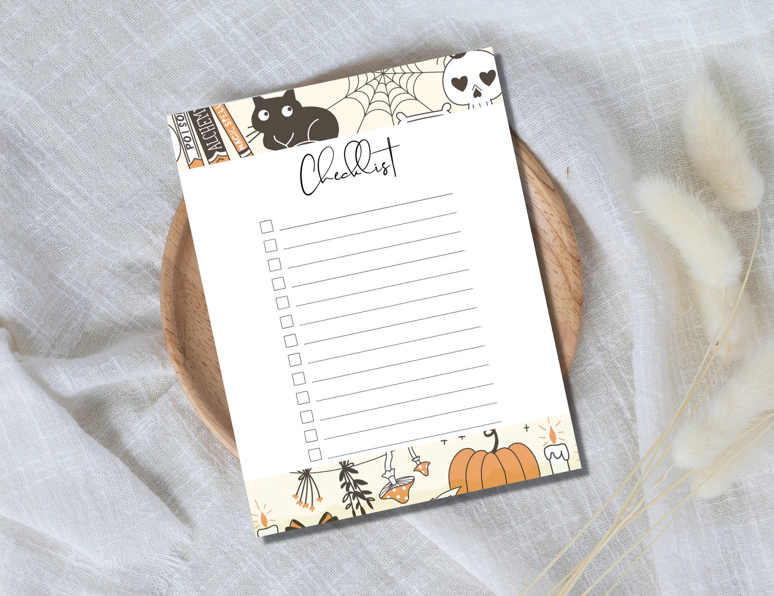 Printable Checklist | Digital Checklist Planner | Checklist Planner ...