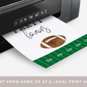 Football Birthday, Football Party Sign Bundle, Instant Download ...