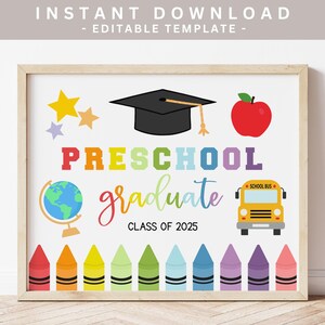 Printable Preschool Graduation Certificate, Preschool Graduate ...