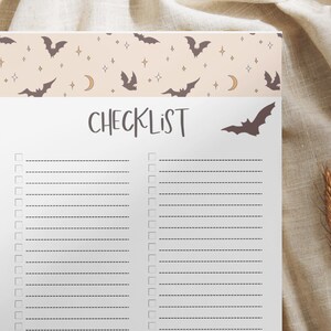 Printable Checklist | Checklist Planner Refill | Checklist Template ...