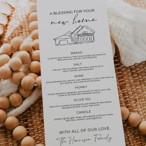 Traditional Housewarming Printable, Housewarming Gift, New Home Gift ...