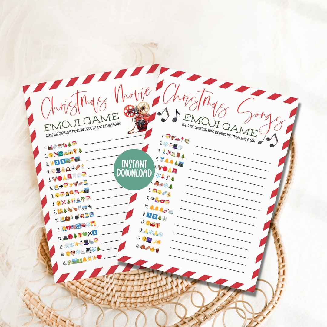 Christmas Songs Emoji Game | Christmas Movies Emoji Game | Christmas ...