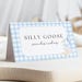 One Silly Goose Food Label, Silly Goose Birthday, Food Table Decor ...